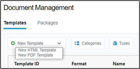 Document Packages – Forth