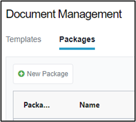 Document Packages – Forth