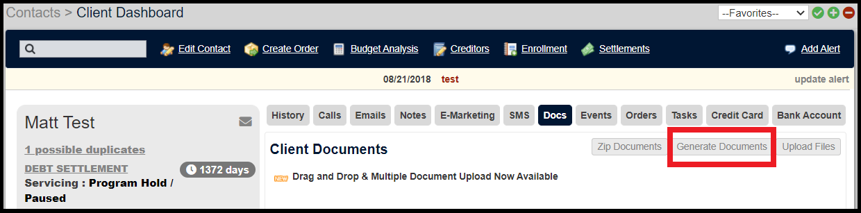 Document Packages – Forth