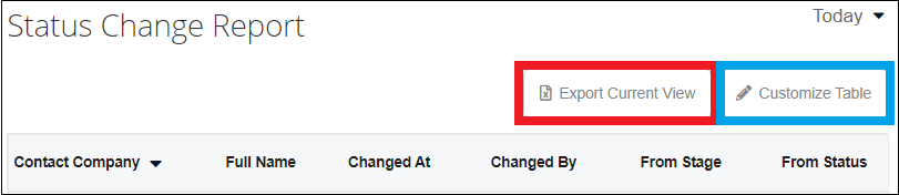 Status Change Report – Forth