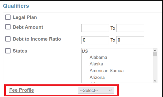 Fee Profiles – Forth