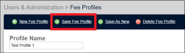Fee Profiles – Forth