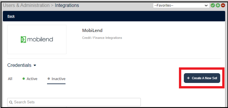 Integrations Settings Self-Management – Forth