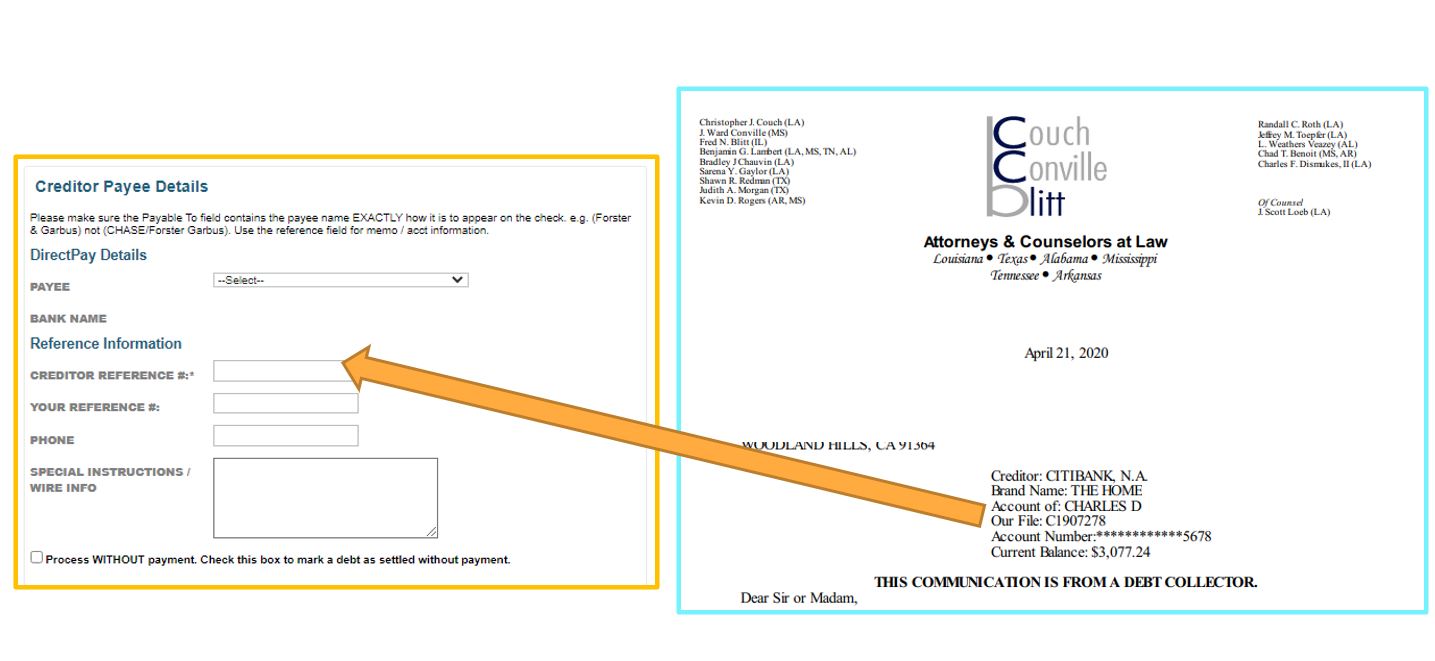 Direct Pay Set Up - Couch Lambert – Forth