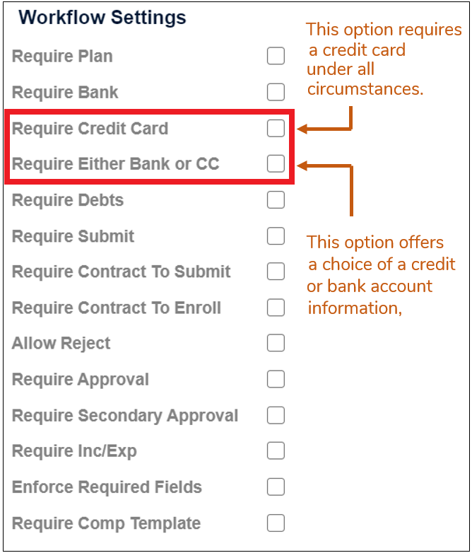 Credit Card Nested Tab – Forth