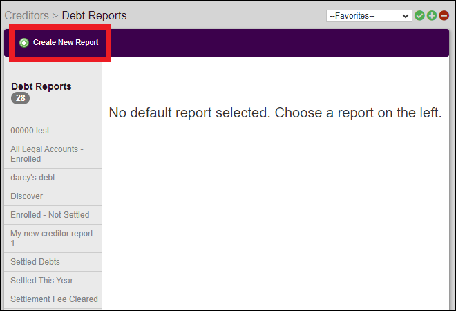 Debts Report – Forth