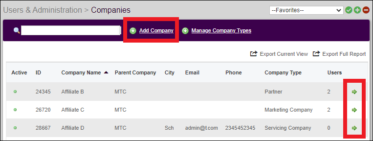 Adding a Creditor Portal User – Forth