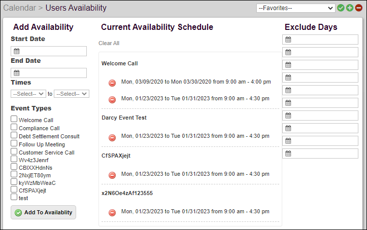Event & Availability Scheduling – Forth