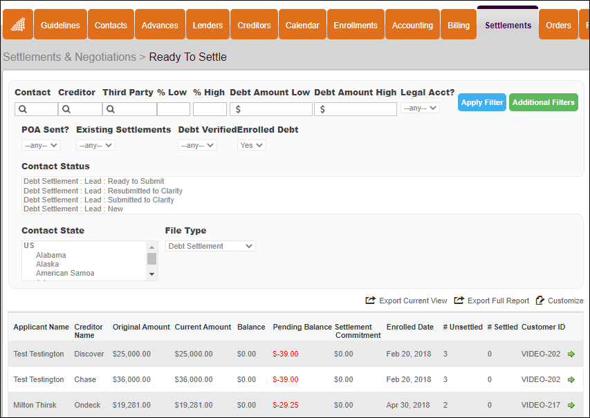 Ready to Settle View – Forth