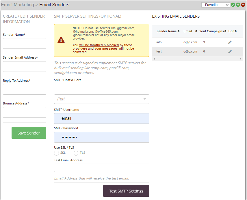 How to Set Up SMTP Senders – Forth