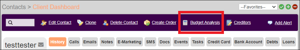 Budget Analysis – Forth