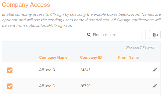 Clixsign Settings – Forth