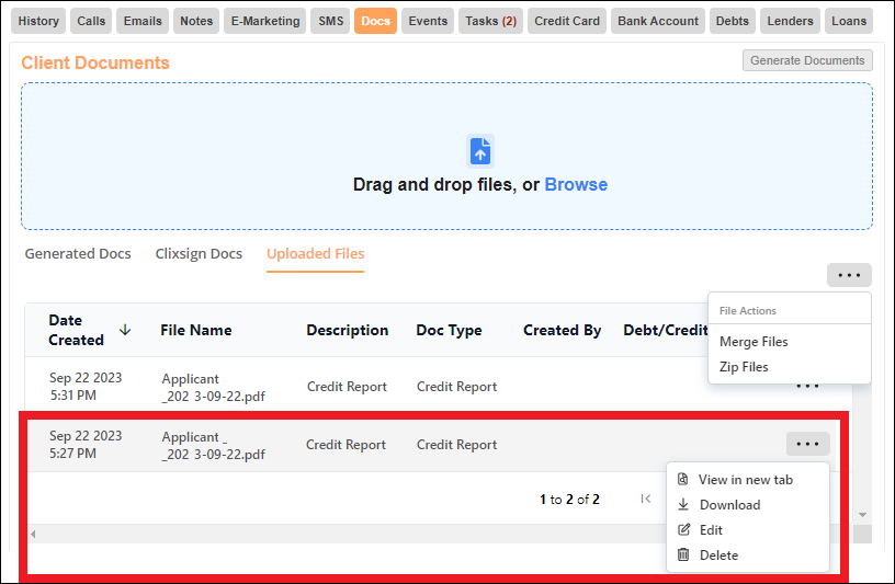 Credit Bureau Connection (CBC) – Forth