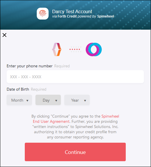 Forth Credit Integration – Forth