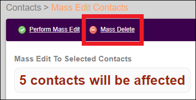 Mass Editing: Deleting Contacts – Forth