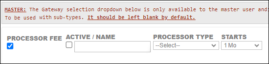 Gateway Processor Fee User Interface for non-Forth Gateways – Forth