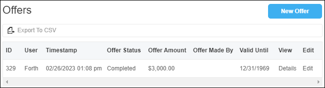 Earned Performance Fee Control – Forth