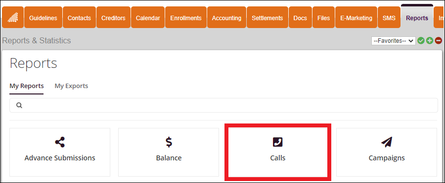 Calls Report – Forth
