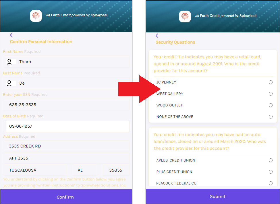 Forth Credit Integration – Forth