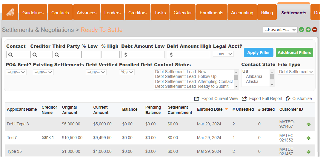 Ready to Settle View – Forth