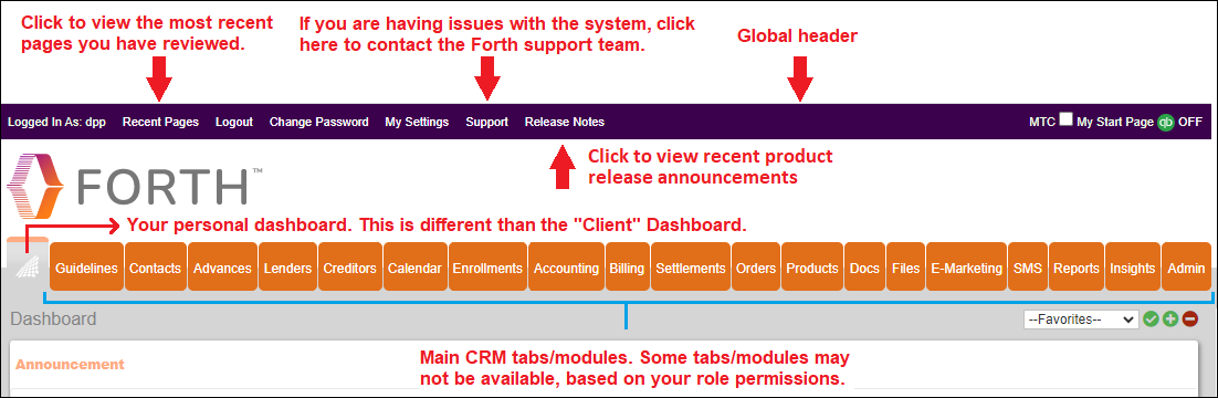 CRM UI Elements Introduction – Forth
