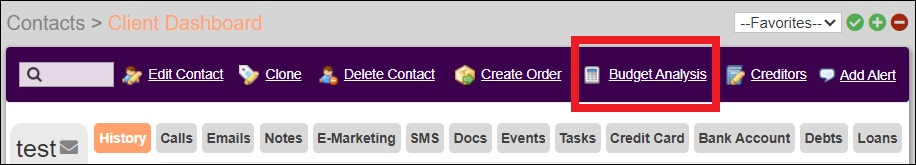 Budget Analysis – Forth