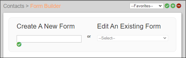 Form Builder – Forth