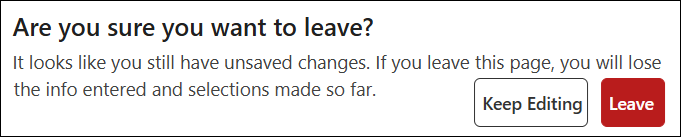 My Settings Page – Forth