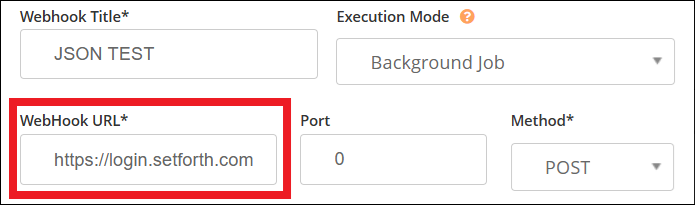Configuring JSON WebHooks – Forth