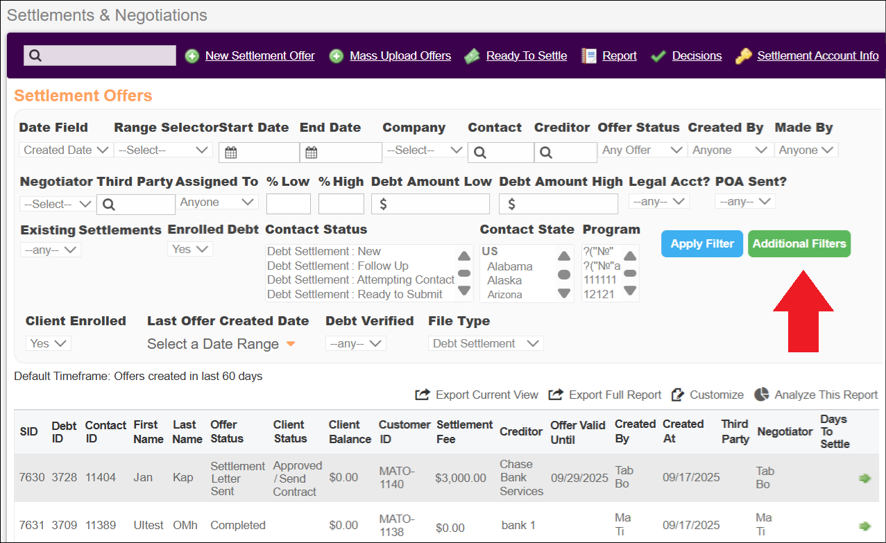 How to Set Up a Settlement Offer – Forth